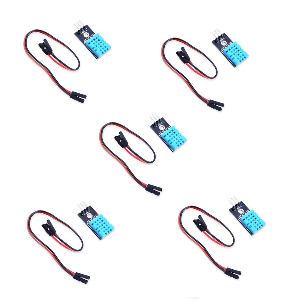 Songhe DHT11 Digital Temperature and Humidity Sensor Module for Arduino Raspberry Pi 2 3 5pcs