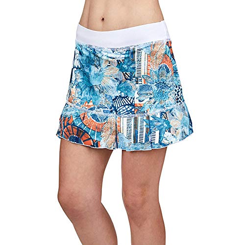SOFIBELLA UV Colors Print 14 Inch Womens Tennis Skirt - Fantasy/L