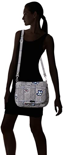 Vera Bradley Women's Performance Twill Carson Shoulder Bag Crossbody Purse, Bedford Plaid, One Size