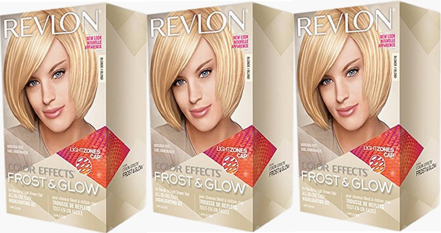 Revlon Colorsilk Color Effects Frost and Glow Highlights, Blonde, 3 Count