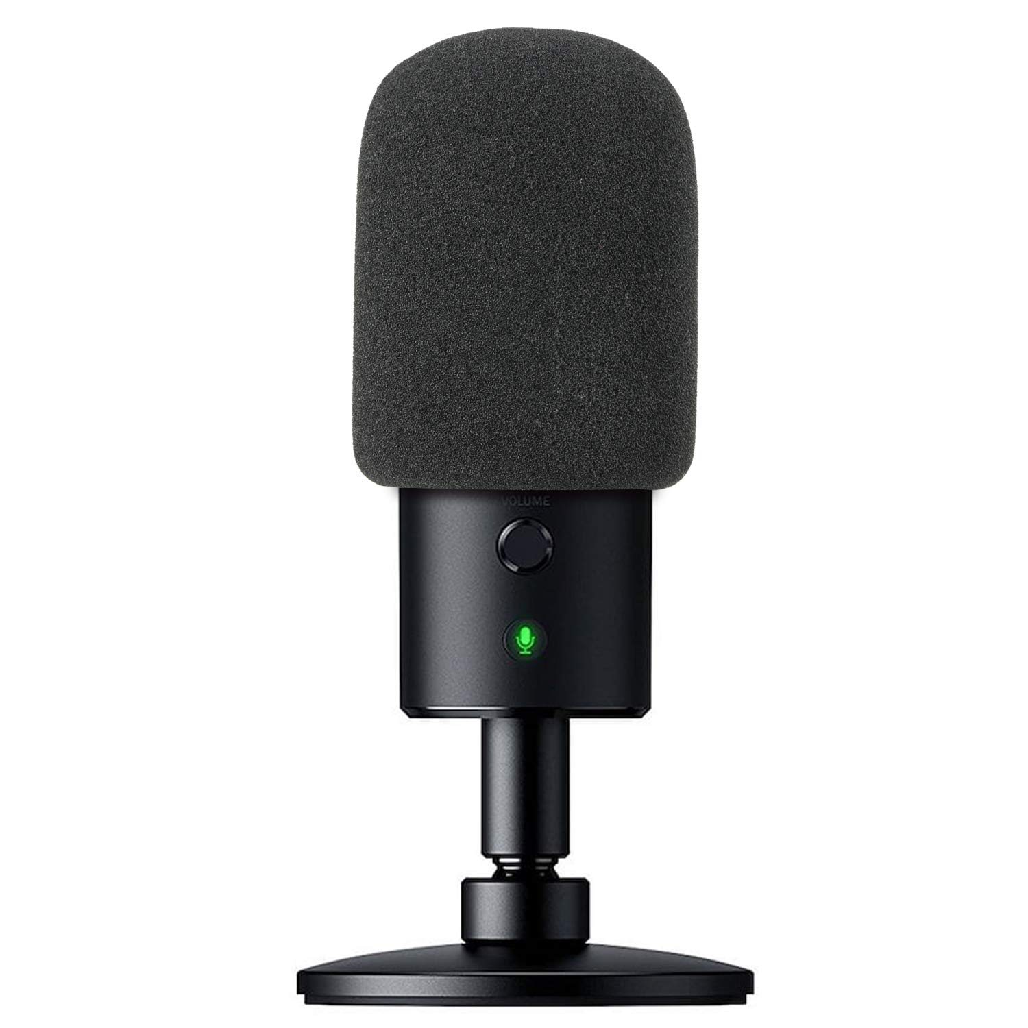 SUNMON Razer Seiren X Foam Windscreen, Mic Pop Filter/Shield Wind Cover fits Razer Seiren X USB Condenser Streaming Microphone