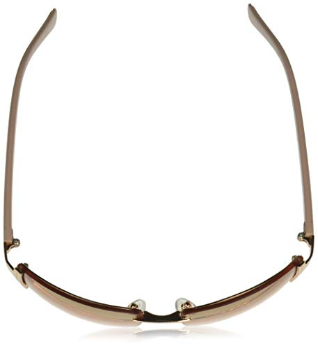 SOUTHPOLE Women's 1022SP Slim Retro Metal UV400 Protective Rectangular Sunglasses. Cool Gifts for Her, 51mm, Rose Gold, 51 mm