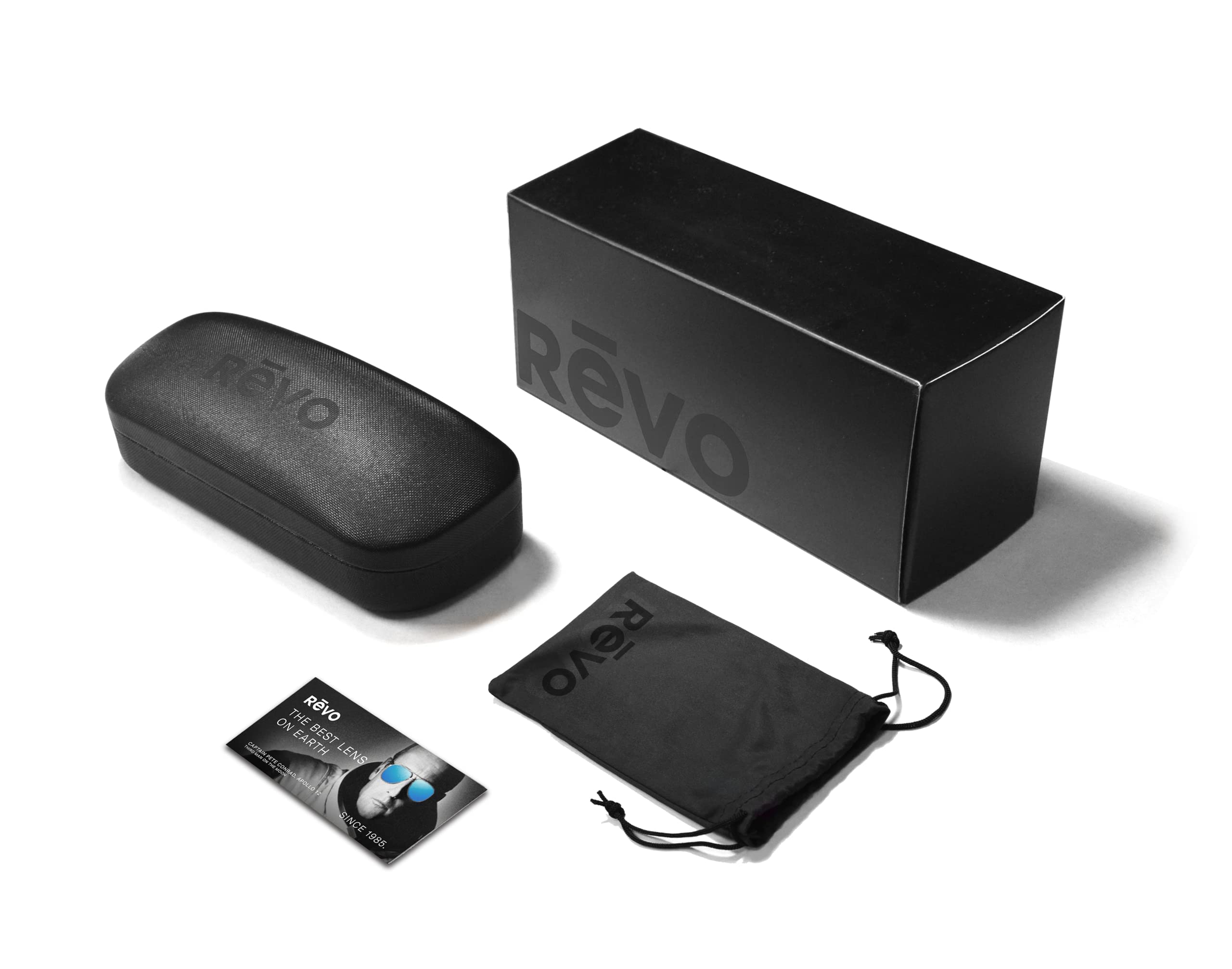 Revo Sunglasses Descend XL: Polarized Lens with Large Rimless Rectangle Frame