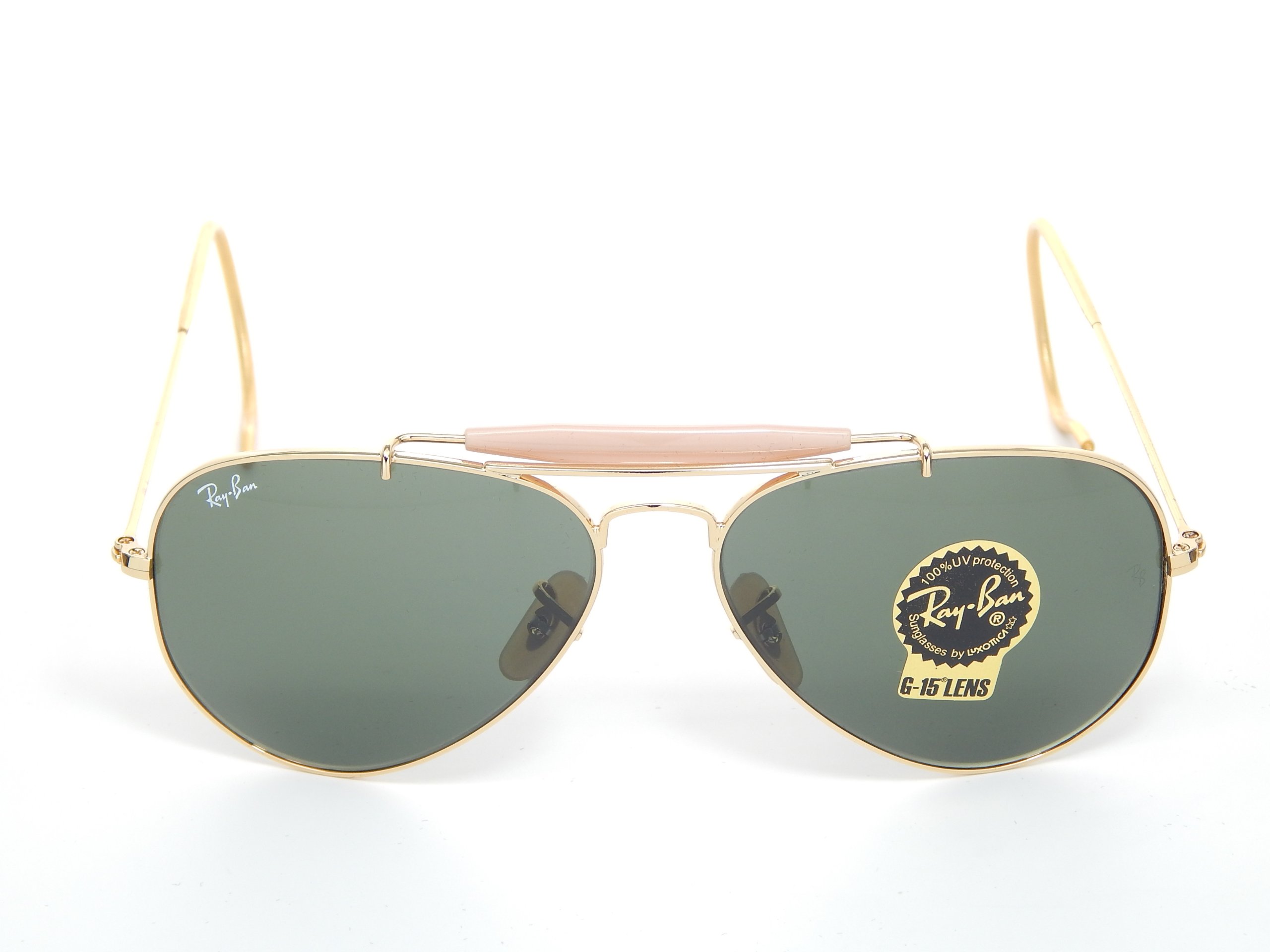 Ray Ban Outdoorsman RB3030 L0216 Gold/Green Classic 58mm Sunglasses