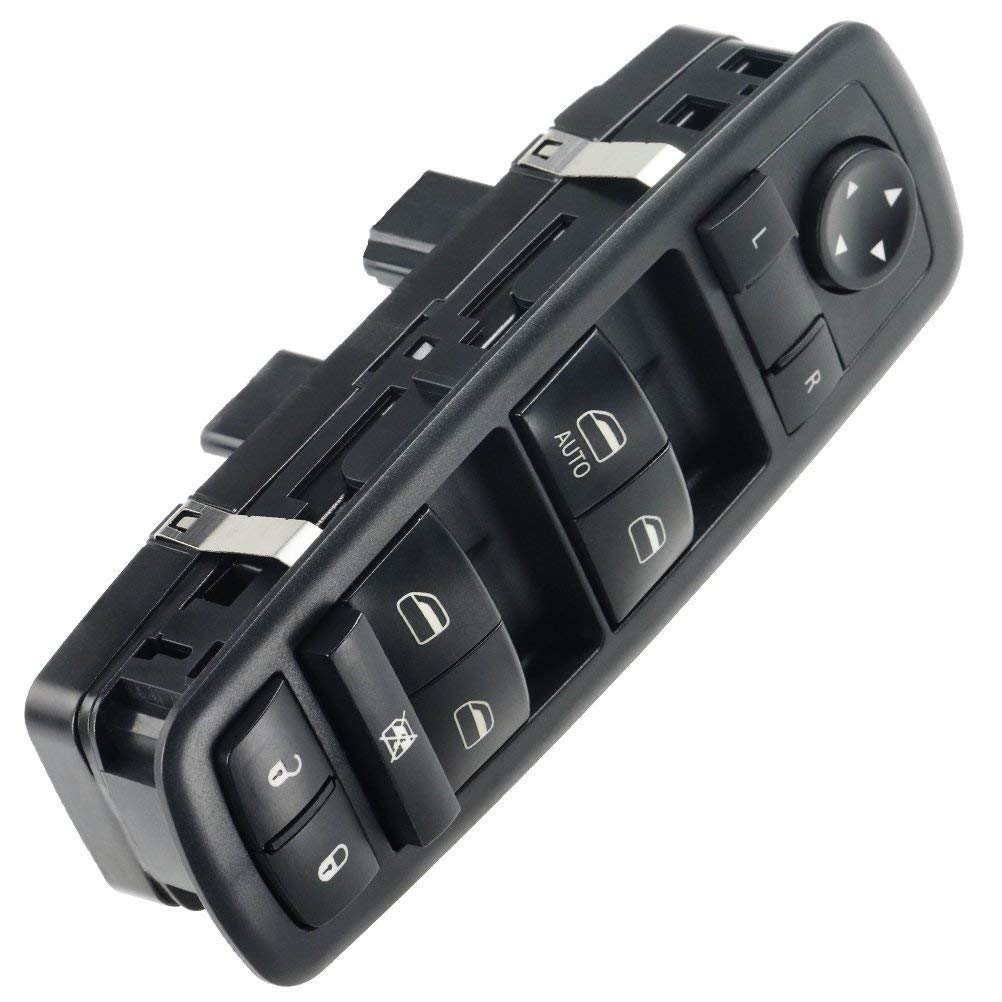 PUENGSI Driver Side Master Power Window Switch Compatible with 2008-2012 Dodge Nitro & Jeep Liberty, 2009-2010 Dodge Journey, Replaces OE # 4602632AG 4602632AH 4602632AF
