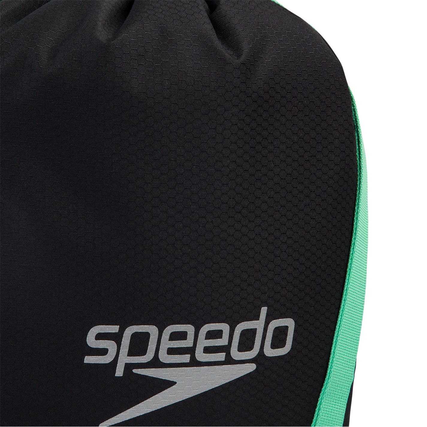 Speedo Unisex's Pool Bag, Black/Green Glow, One Size