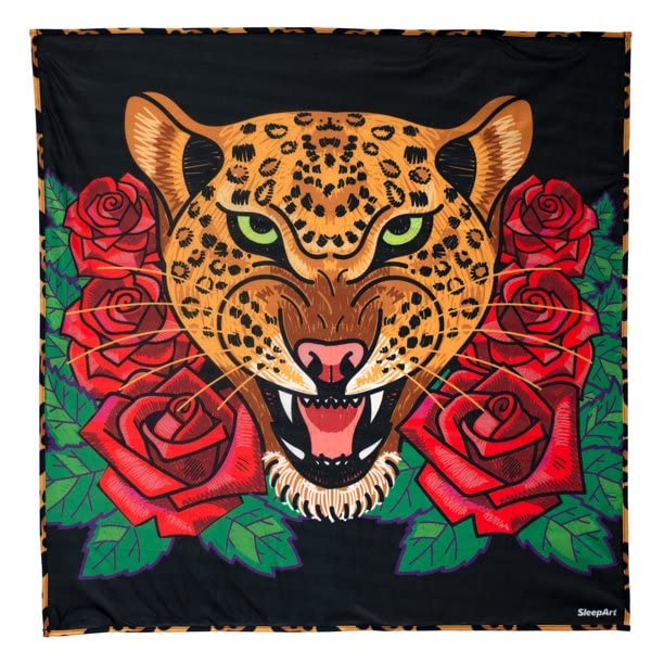 Stay On Satin Large Scarf (Black)