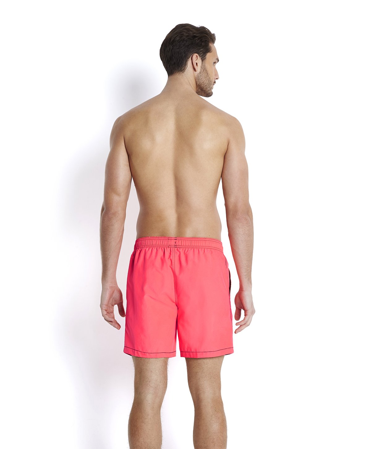 Speedo Mens Checked Swim Shorts - Red - M