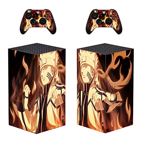 Shinobi Anime Decals Stickers Full Set Faceplate Skin for X-box-One-Series X Protection Kit by KAJAL MANI