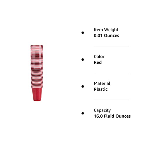 Red Solo Cups 16oz. (Pack of 50)