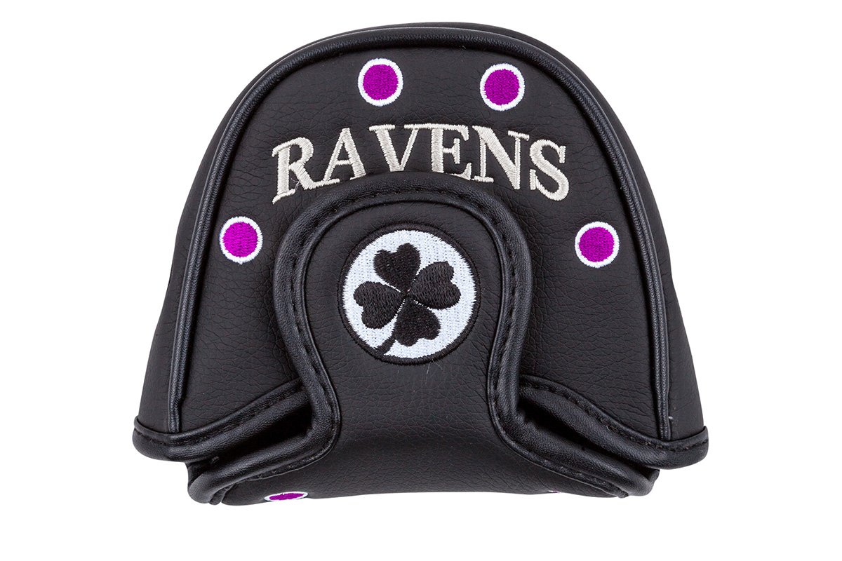 RAVENS Mallet Putter Covers - Replacement Head Cover - Compatible with Odyssey 2-Ball - Scotty Cameron, Taylormade and Ping Putters