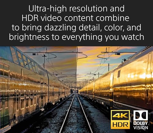 Sony 75 Inch 4K Ultra HD TV X85K Series: LED Smart Google TV with Dolby Vision HDR and Native 120HZ Refresh Rate KD75X85K- Latest Model,Black