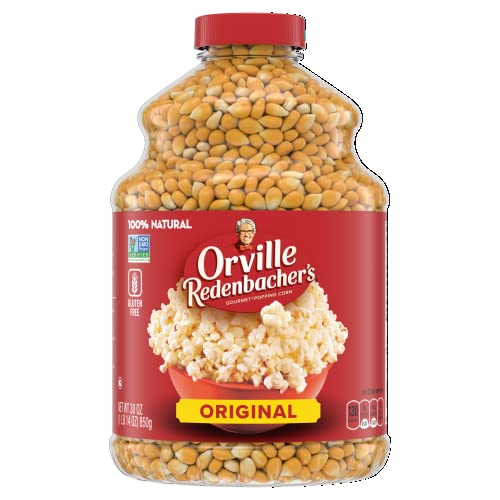 Orville Redenbacher’s Original Gourmet Popcorn Kernels, Gluten Free, 30 Ounce Jar