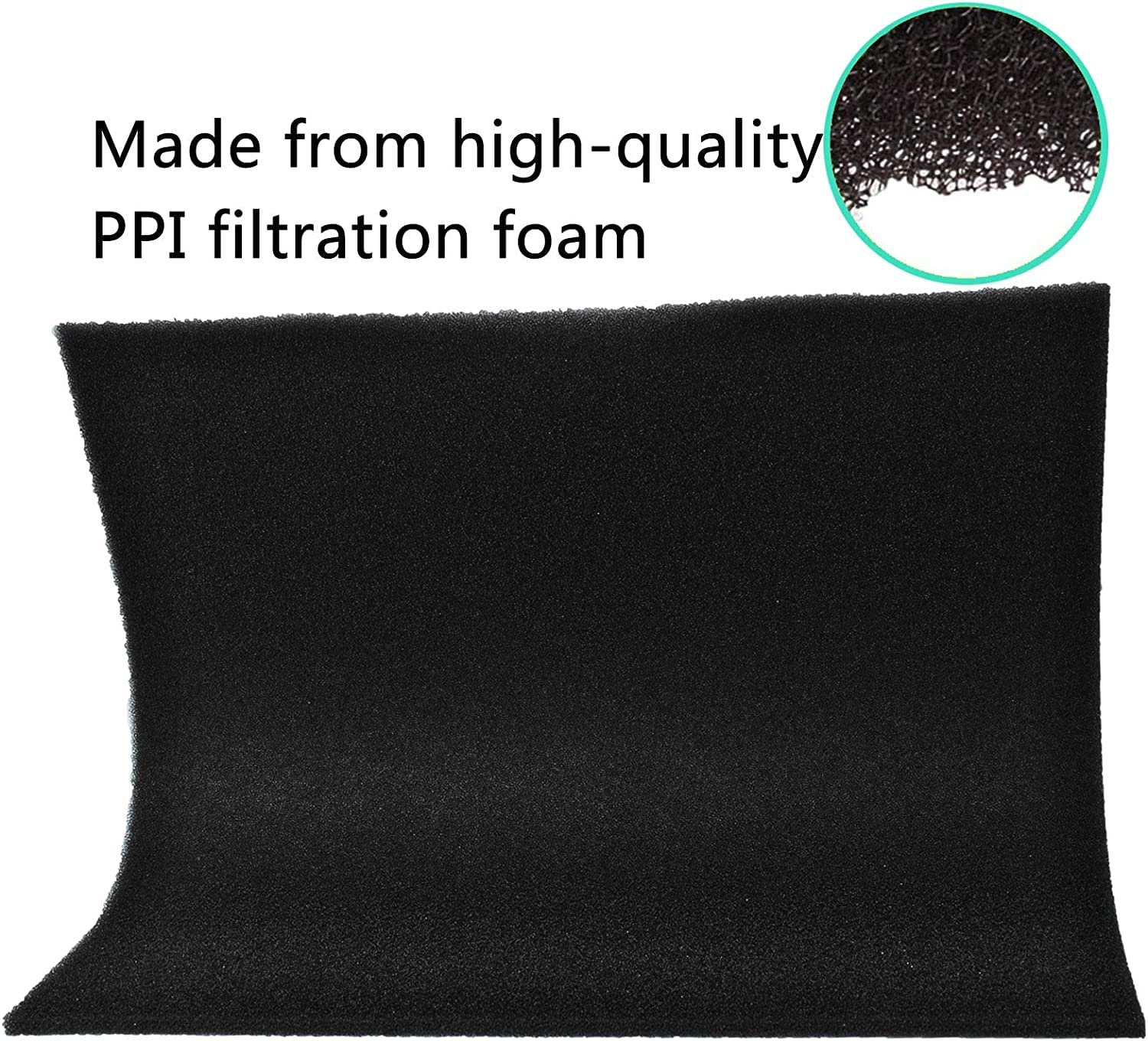 RV AC Foam Filter Compatible with Coleman Winnebago ,15 x 15 x 1/4 inch (2 Pack) by Wadoy Air Conditioner Foam Filter Replace for 6798A3761, 108892-01-703