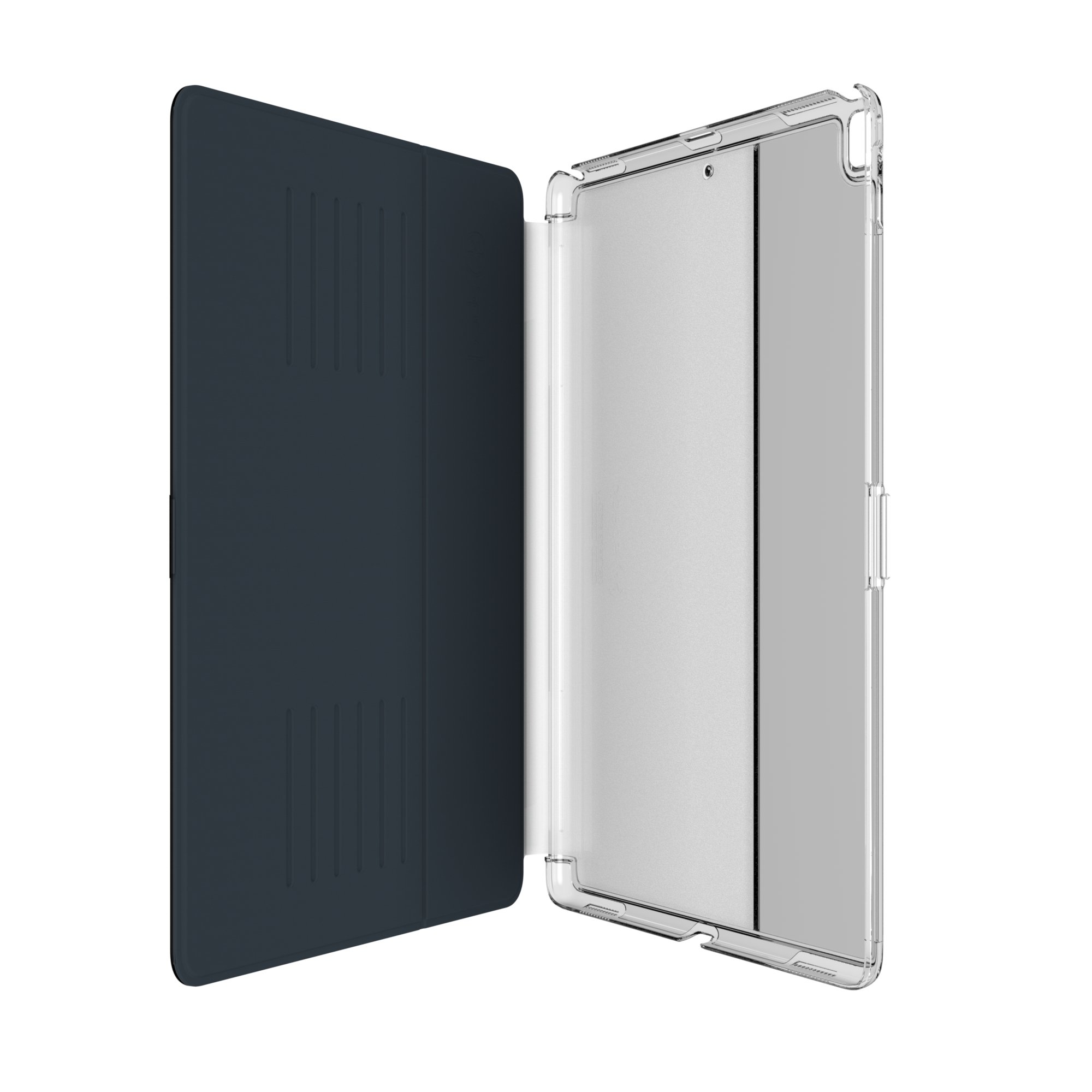 Speck Products 111055-5905 Clear Balance Folio Case, iPad 9.7" (2017/2018), 9.7" iPad Pro Case, Clear/Black