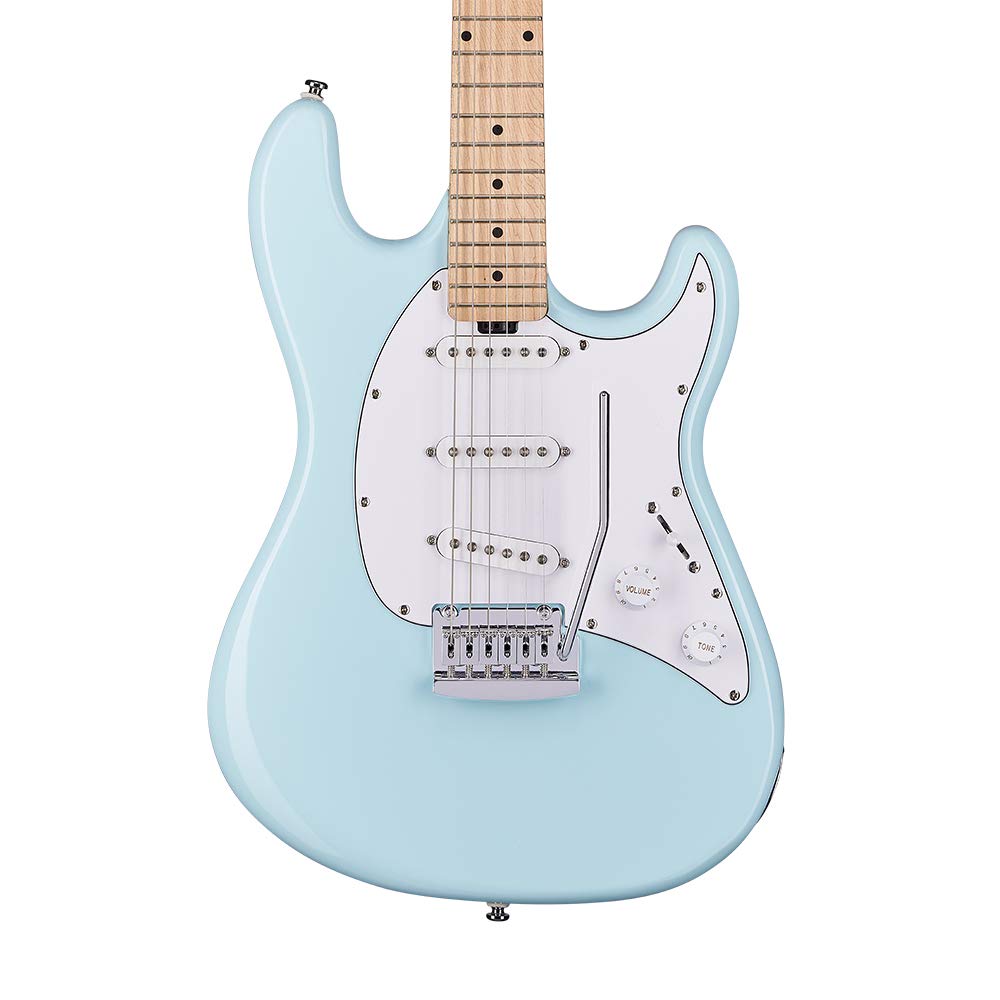 Sterling By MusicMan 6 String Solid-Body Electric Guitar, Right, Charcoal Frost (CT30SSS-CFR-R1)