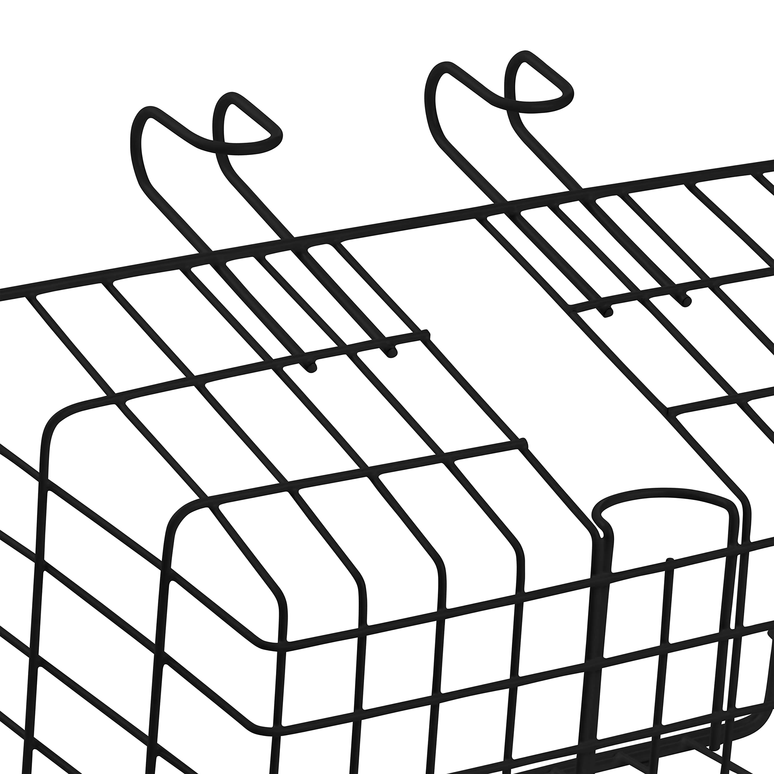 Retrospec Detachable Steel Apollo-Lite Lift-Off Front Bike Basket with Handles, Silver