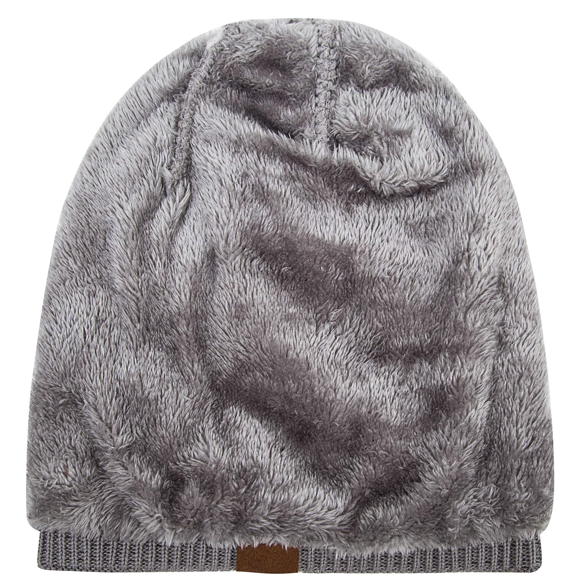 REDESS Beanie Hat for Men and Women Winter Warm Hats Knit Slouchy Thick Skull Cap with Face Cover