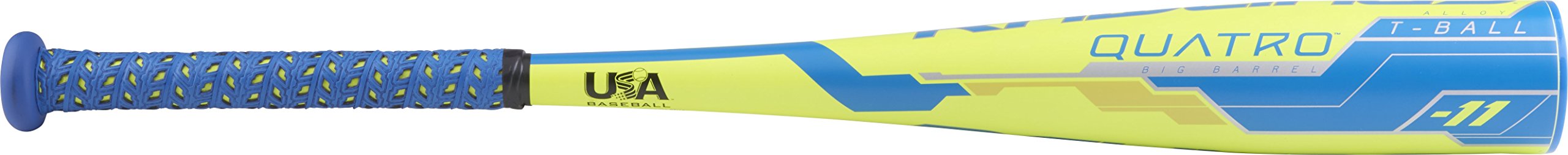 Rawlings Quatro Alloy 2-5/8" Big Barrel T-Ball Bat, 25"/14 oz