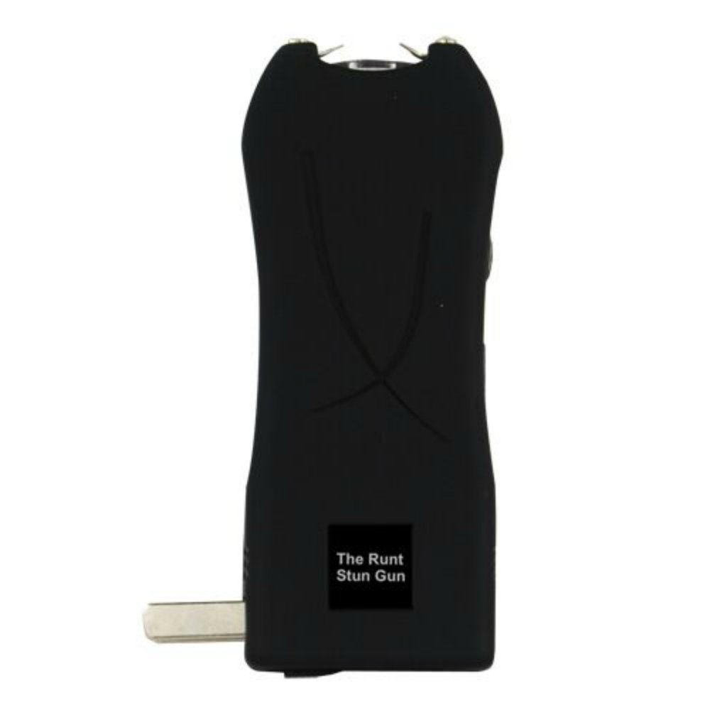 Self Defense Protection Bundle (1) Runt 20 Million Volt Stun Gun (1) Pepper Shot .5 OZ O.C. Pepper Spray with Quick Release Key Ring