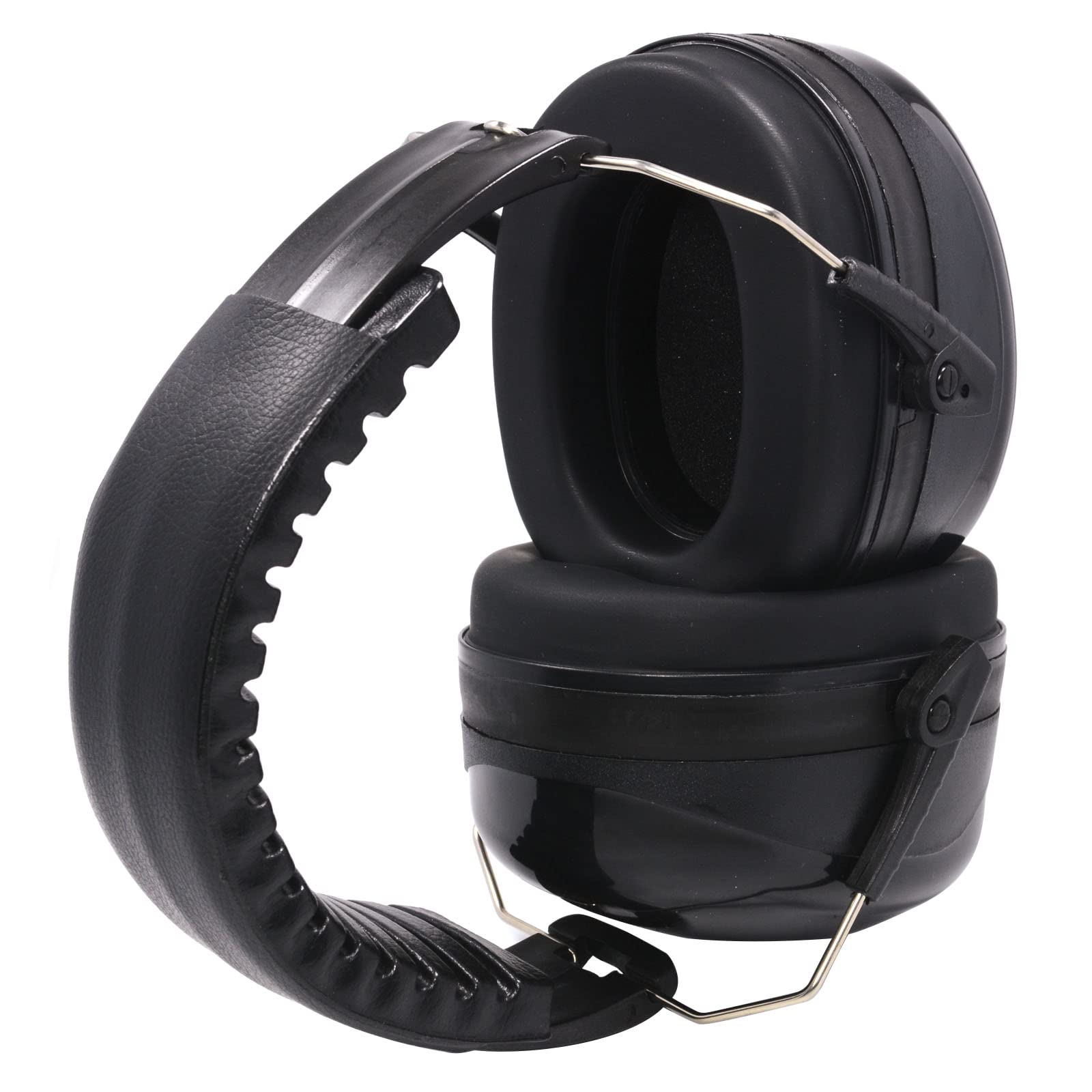 SYSKANT 36dB Hearing Protector Defenders Shooting Ear Protection For Shooting Earmuffs Safety Tactical Gun Sound (Black)