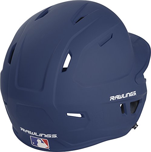 Rawlings MACHEXTR-N7-JR 2019 Mach Baseball Batting Helmet, Matte Navy