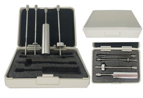 VTSYIQI Viscometer Viscosity Meter Rotor Adapter 1 2 3 4 Rotor for Rotary Viscometer Viscosity Meter Low Viscosity Adapter
