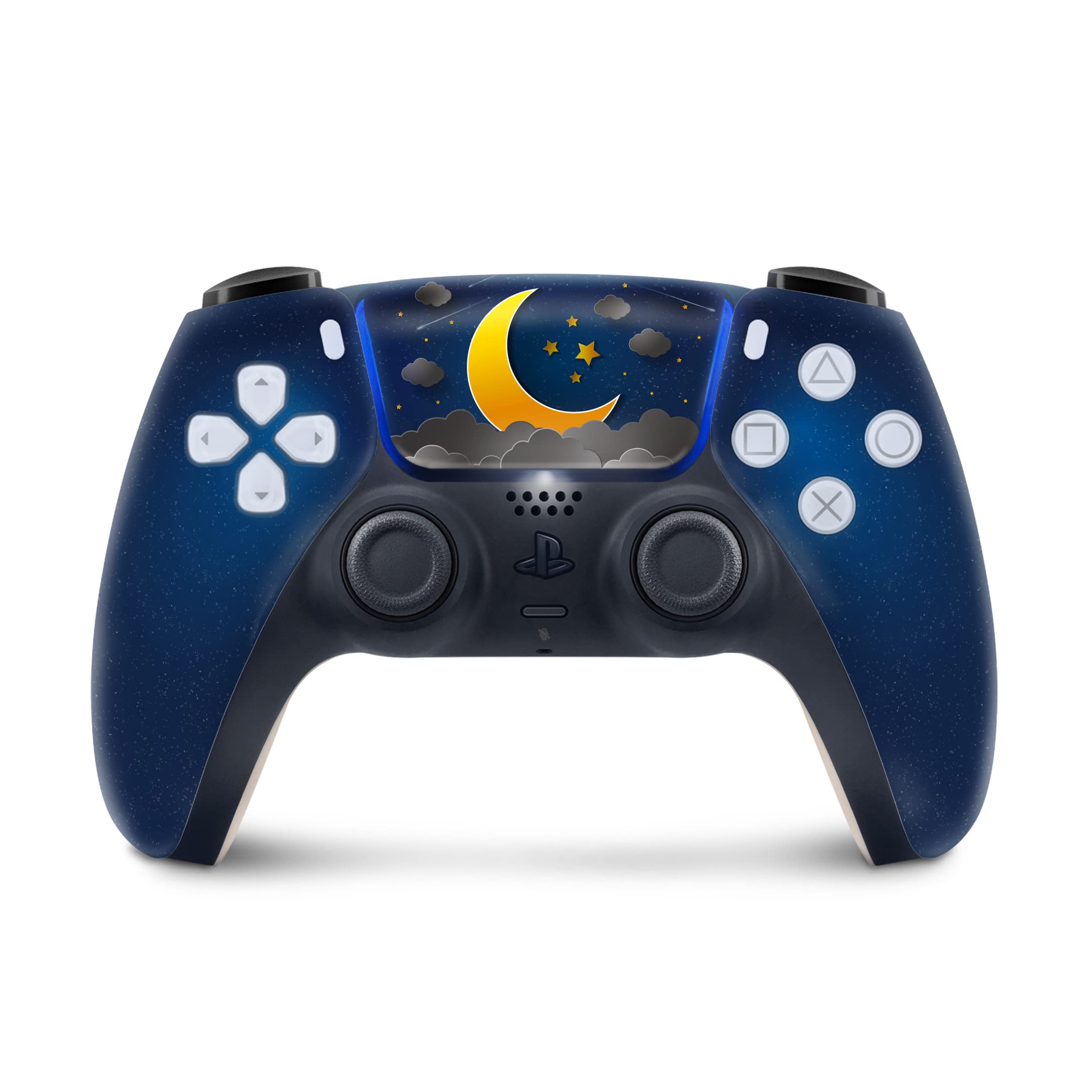 TACKY DESIGN PS5 Skin Clouds Skin for Playstation 5 skin Console and 2 controller skin, PS5 cover Vinyl 3M Decal Stickers Full wrap Cover (Disk Edition)