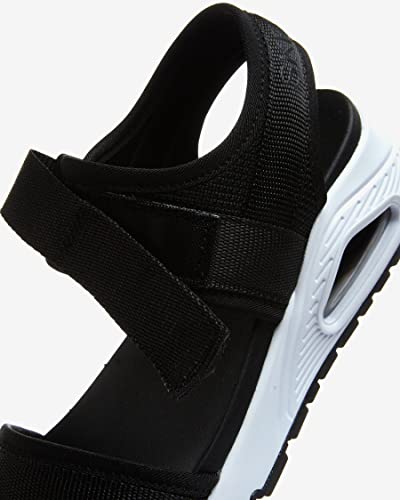 Skechers Cali Women's womens Uno - New Sesh Sport Sandal, Black/White, 11 US