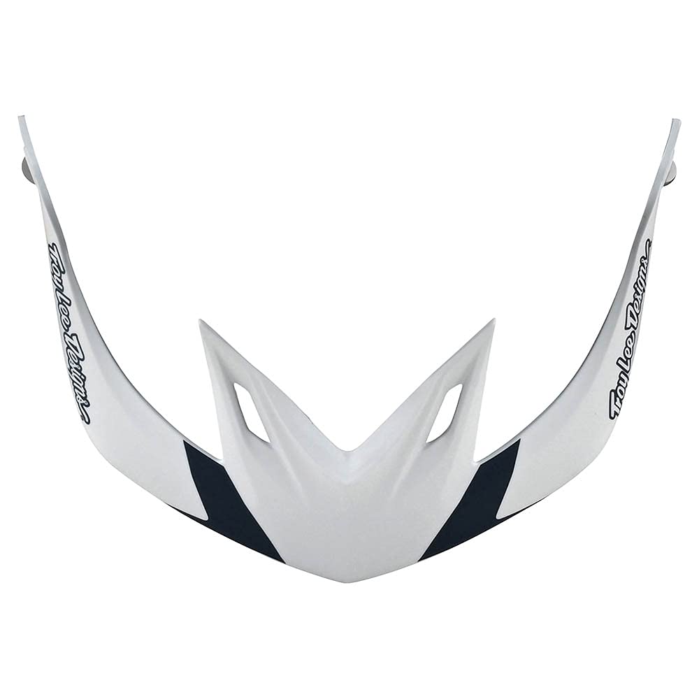 Troy Lee Designs Adult|All Mountain|Bicycle Half Shell A2 Helmet Sliver W/MIPS (White/Marine, XL/2X)