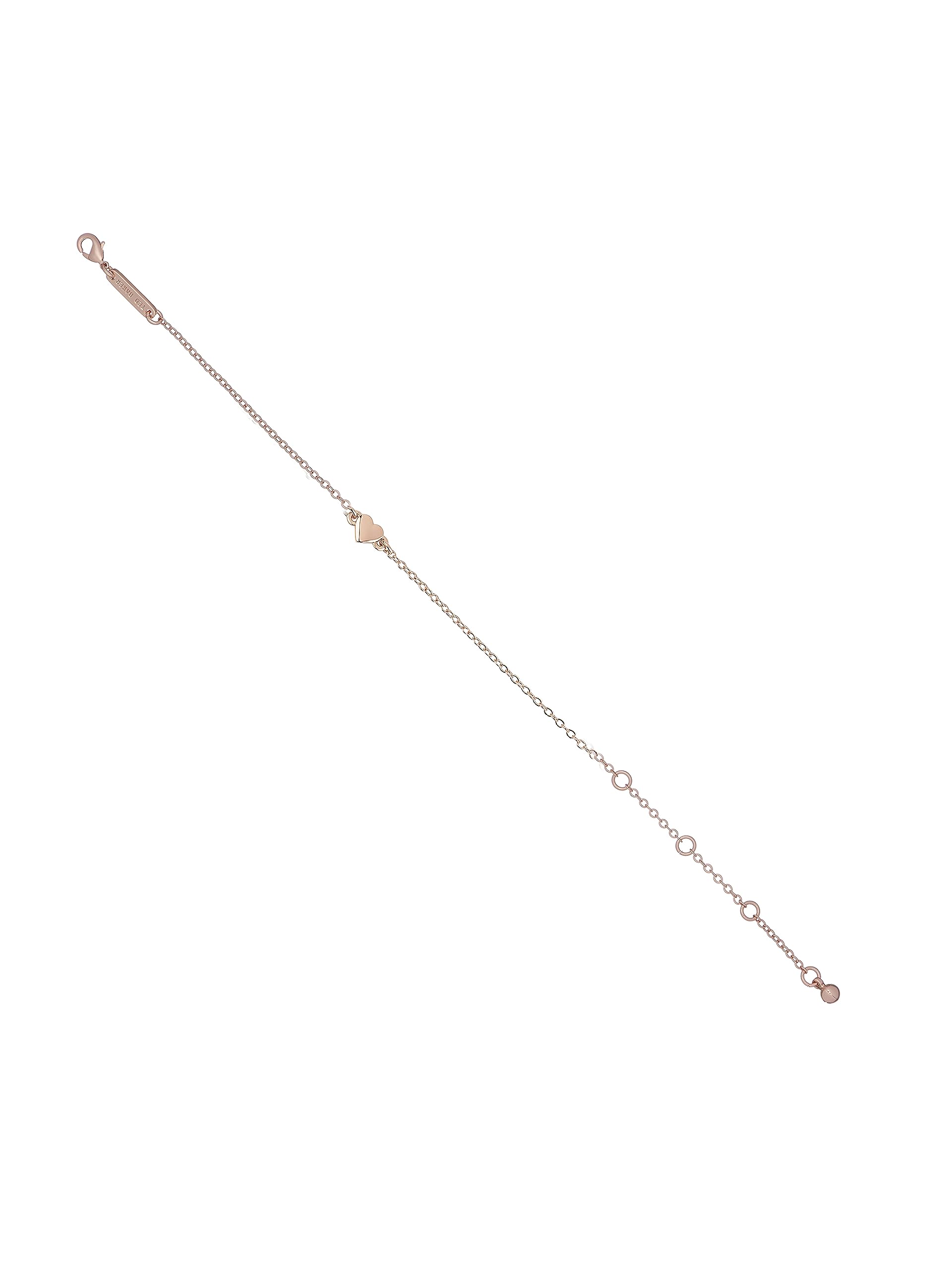Ted Baker Women's Harsaa Tiny Heart Chain Bracelet (Rose Gold-Tone Plated)