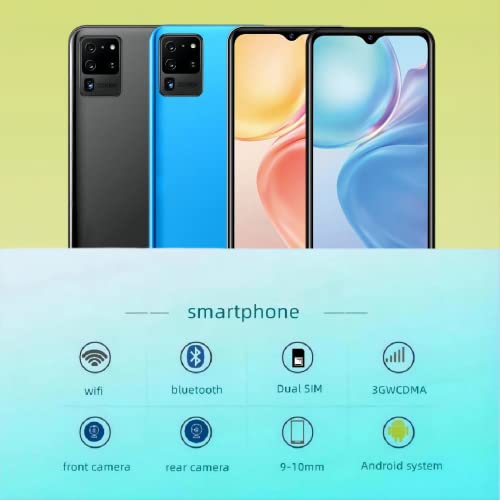 zsddzzy 6.52 inch Screen,Speak8c,Android Smartphone ,Dual SIM Card,1GB RAM 8GB ROM,Only Supports Dual SIM Card Frequency Band of 3GWCDMA :850/2100MHZ,Unlocked Cell Phone(Blue)