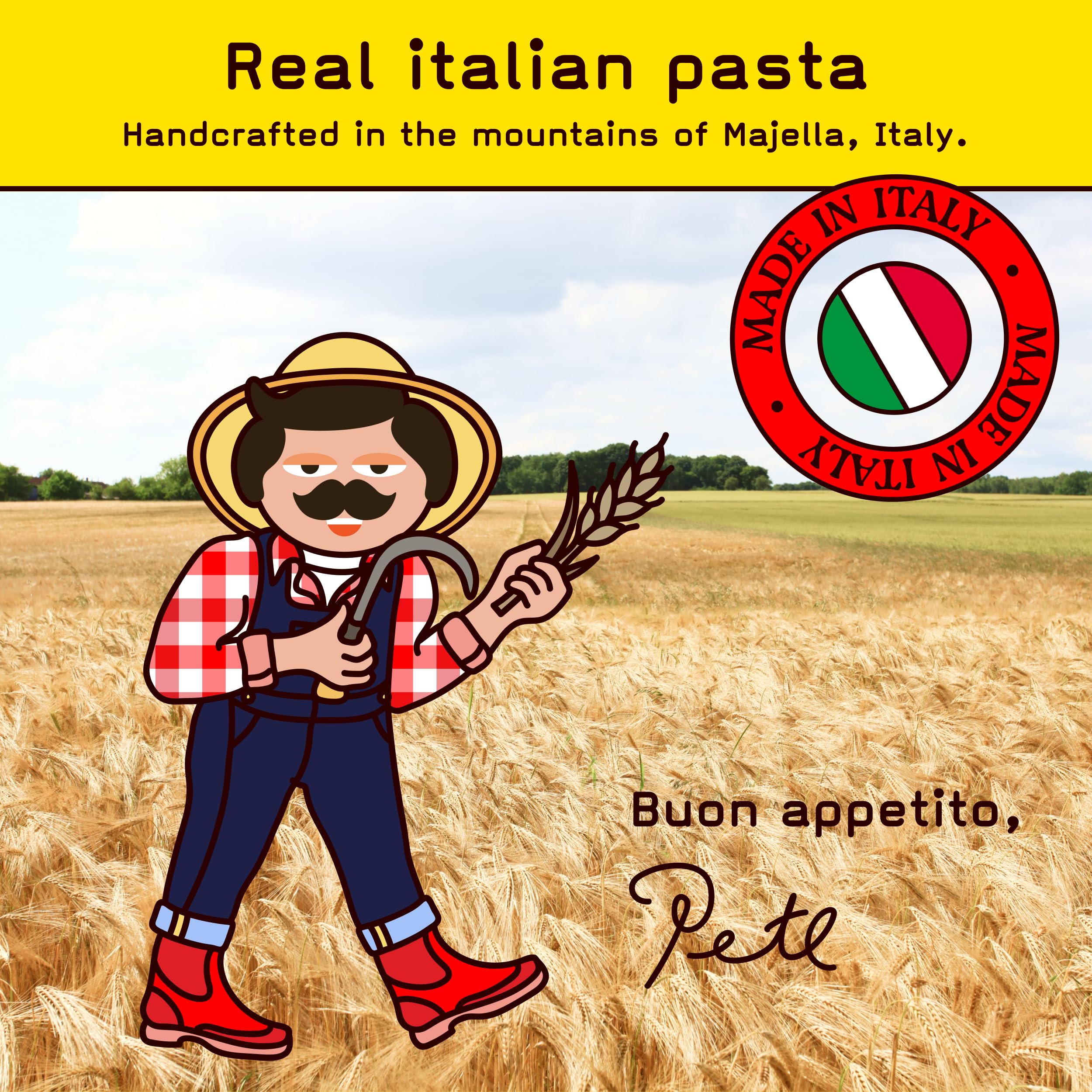Pete's Pasta 3 Pack Elbow Noodles Pasta 8oz – 7g Low Carb Pasta – 17g High Protein Pasta – Authentic Italian Keto Pasta Noodles – Healthy Low Calorie Elbow Pasta – Wheat Pasta Imported from Italy