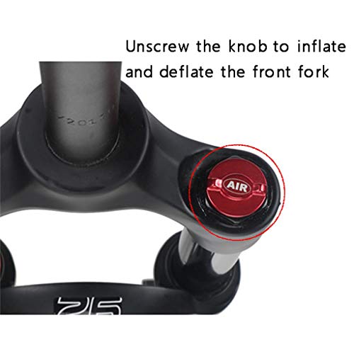 TYXTYX 26/27.5/29 inch Aluminum Alloy Bicycle Suspension Front Fork Mountain Bike air Fork Shoulder Control Lock disc Brake for Strong Structure Bike Accessories