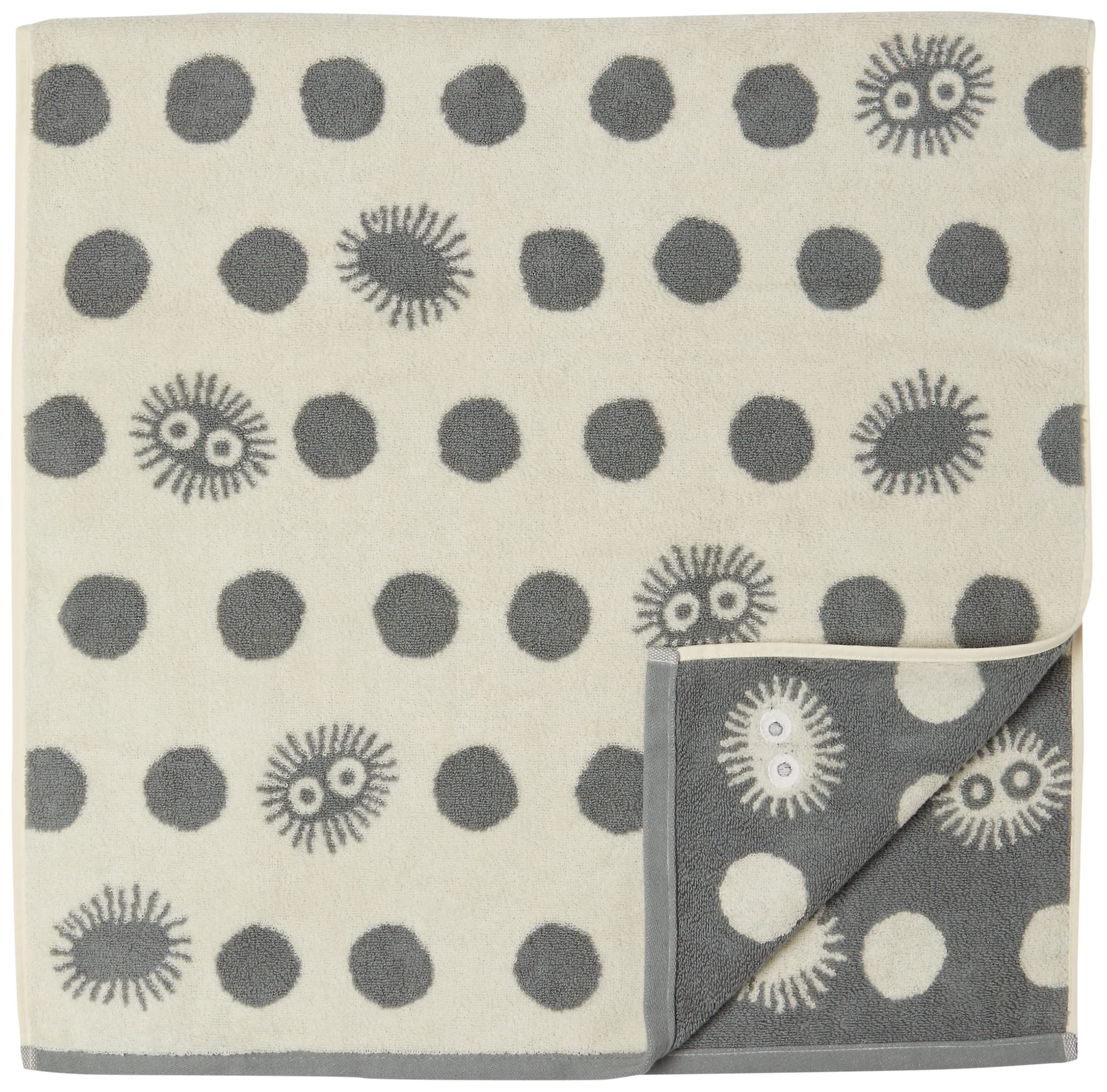 Studio Ghibli - My Neighbor Totoro - Gray Soot Sprite, Marushin Silhouette Towel Series - Bath Towel