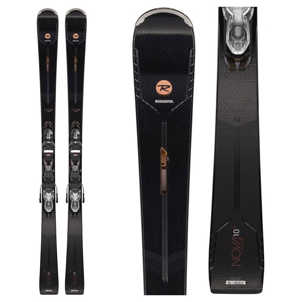 Rossignol Nova 10 TI Xpress W 11 GW B83 Skis, Women, Black, 160 cm
