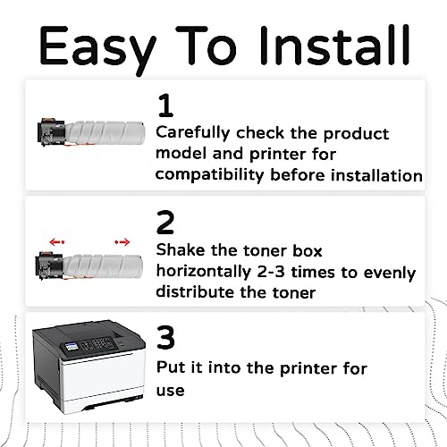 RIOMAN TN226 Toner Cartridge Compatible Replacement for Konica Minolta TN226 to Use with BH7221I 7223I 7228I Toner Printer Black