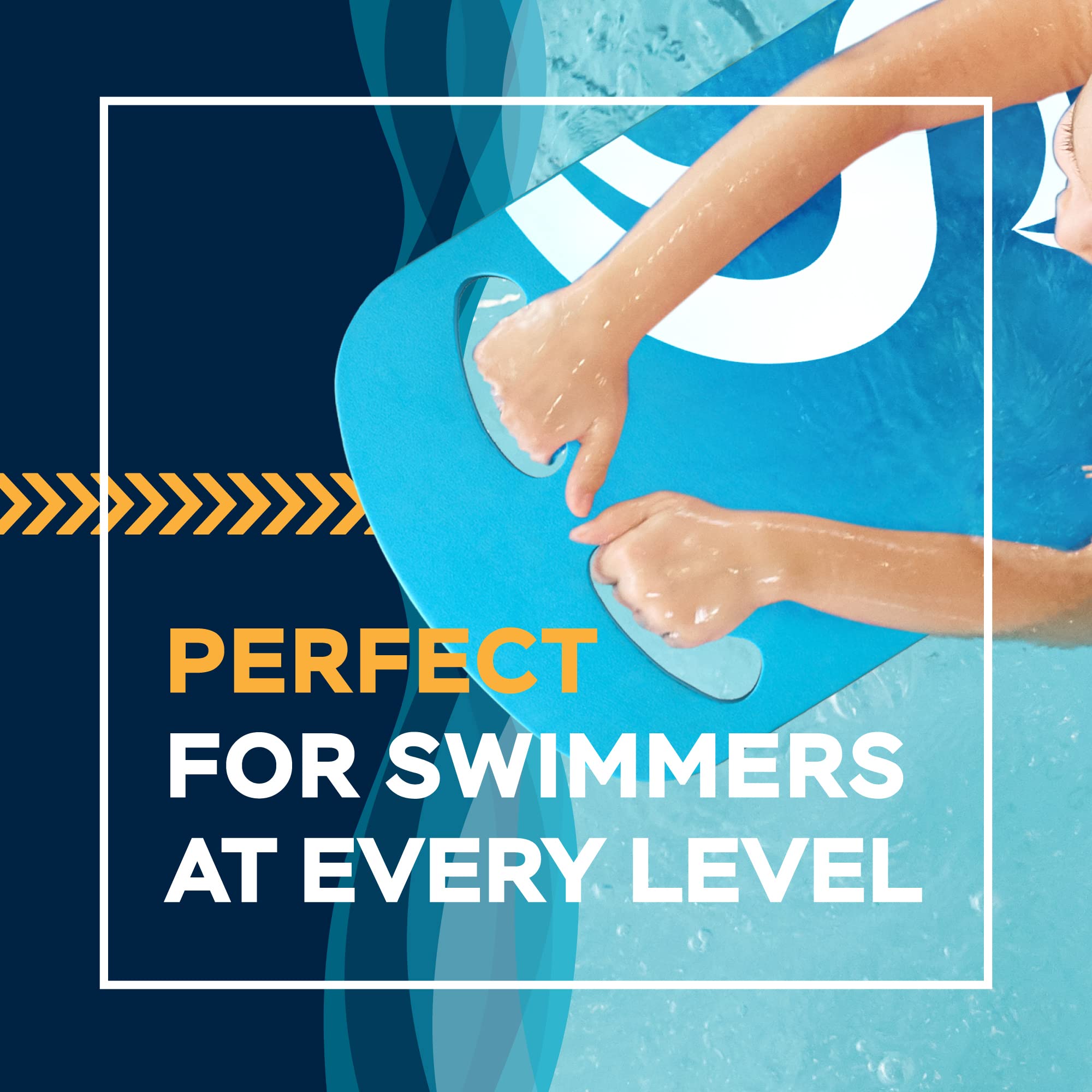 Sunlite Sports Swimming Kickboard, Training Aid Float for Swimming and Pool Exercise, Boogie Board Workout Equipment, EVA Material Swim Buoy, Multiple Sizes for Adults and Children