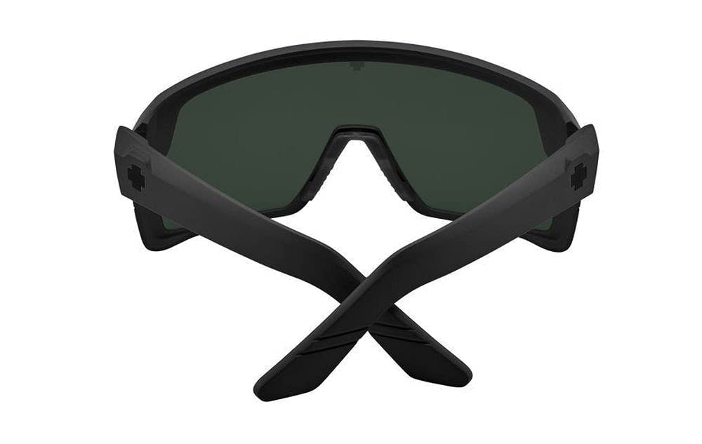 Spy Optic Monolith Sunglasses Matte Black w/Happy Grey Green Black Spectra Mirror Lens