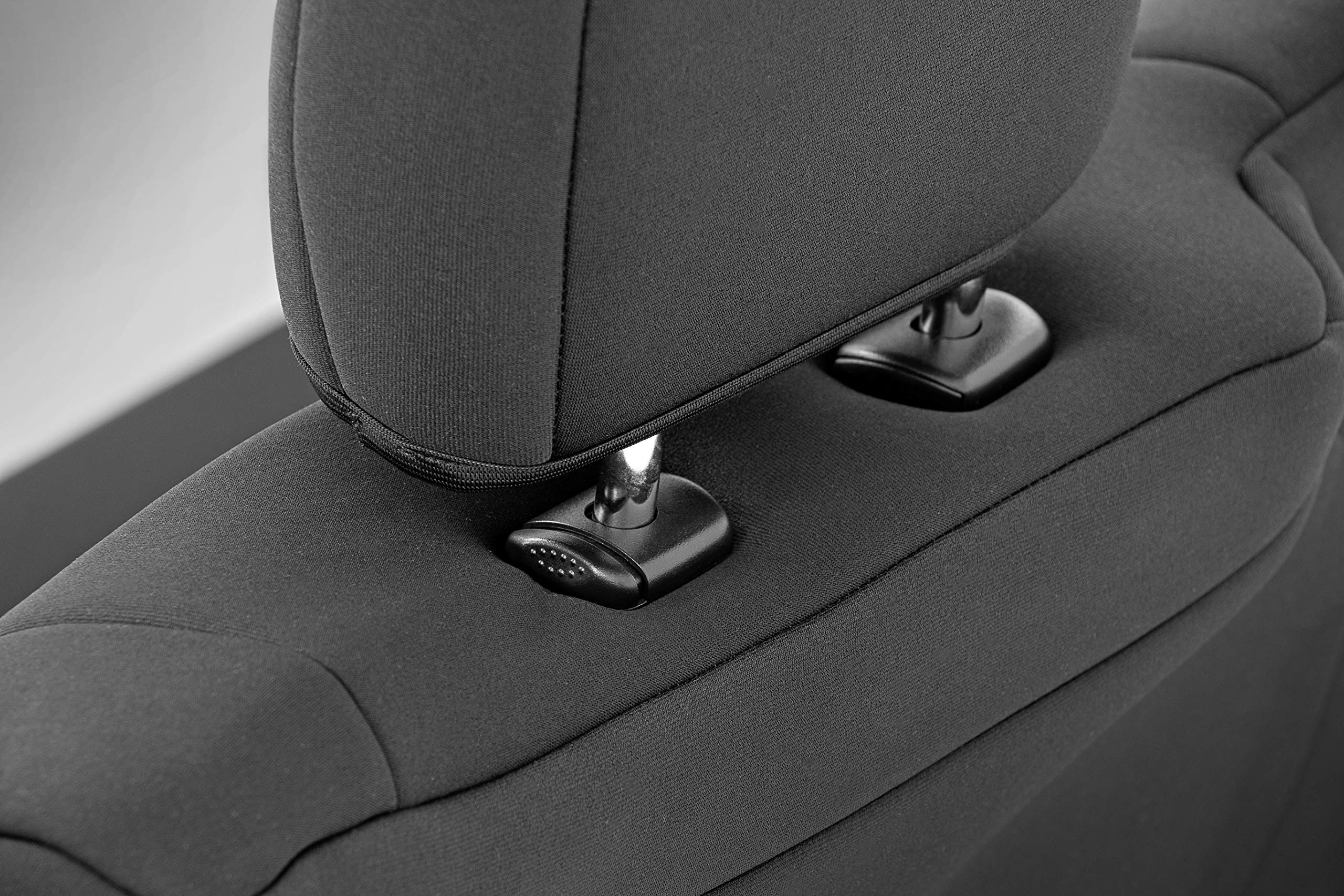 Rough Country Neoprene Seat Covers for Jeep Wrangler 2-Door (2013-2018) - Neoprene Waterproof Seat Covers, Foam Padded Wrangler Seat Covers 2-Door Full Set - Front & Rear Seat Covers