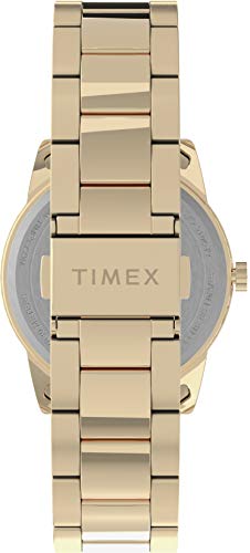 Timex Men's Easy Reader 38mm Watch – Gold-Tone Case Cream Dial with Gold-Tone Stainless Steel Bracelet