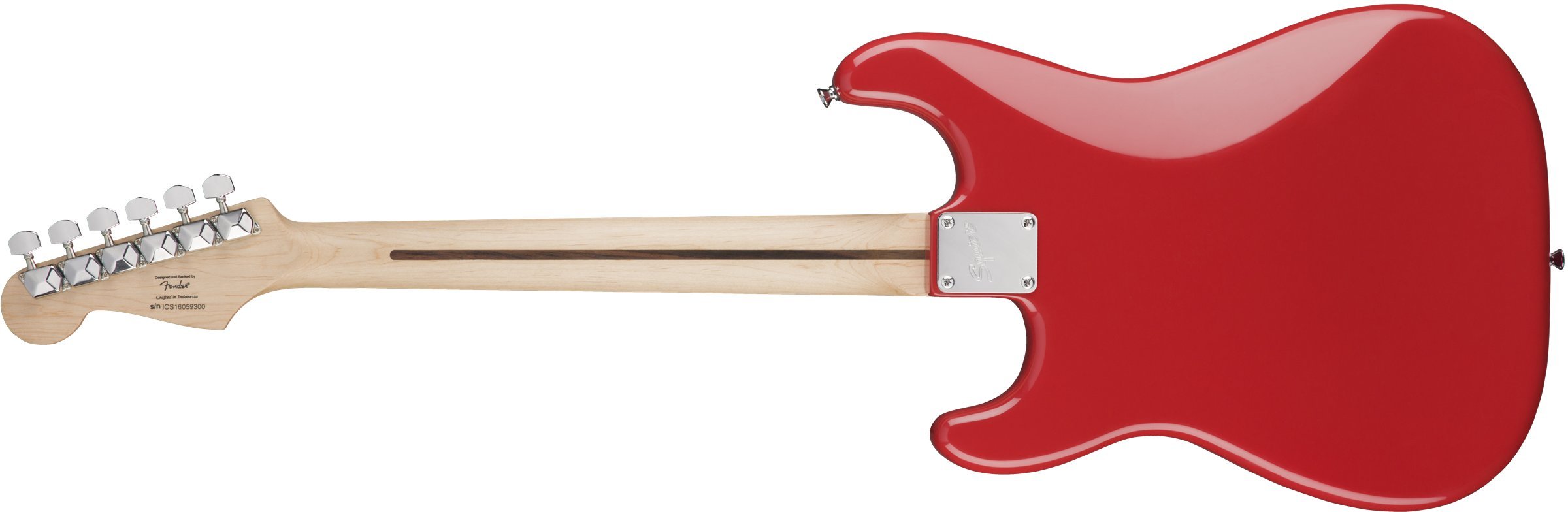 Squier Bullet Stratocaster HT SSS Electric Guitar, with 2-Year Warranty, Fiesta Red, Laurel Fingerboard