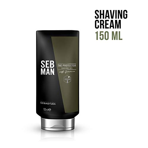 SEB MAN The Protector by Sebastian, Men's Shaving Cream, 4.7oz