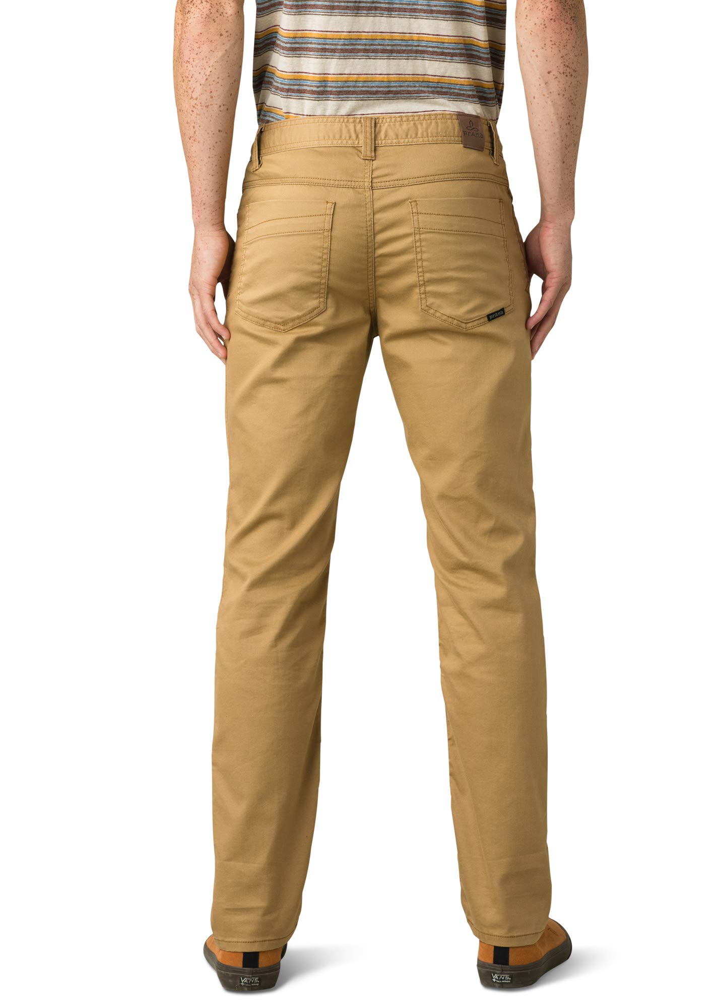 prAna Men's Standard Bridger Jean, Embark Brown, 34W x 32L