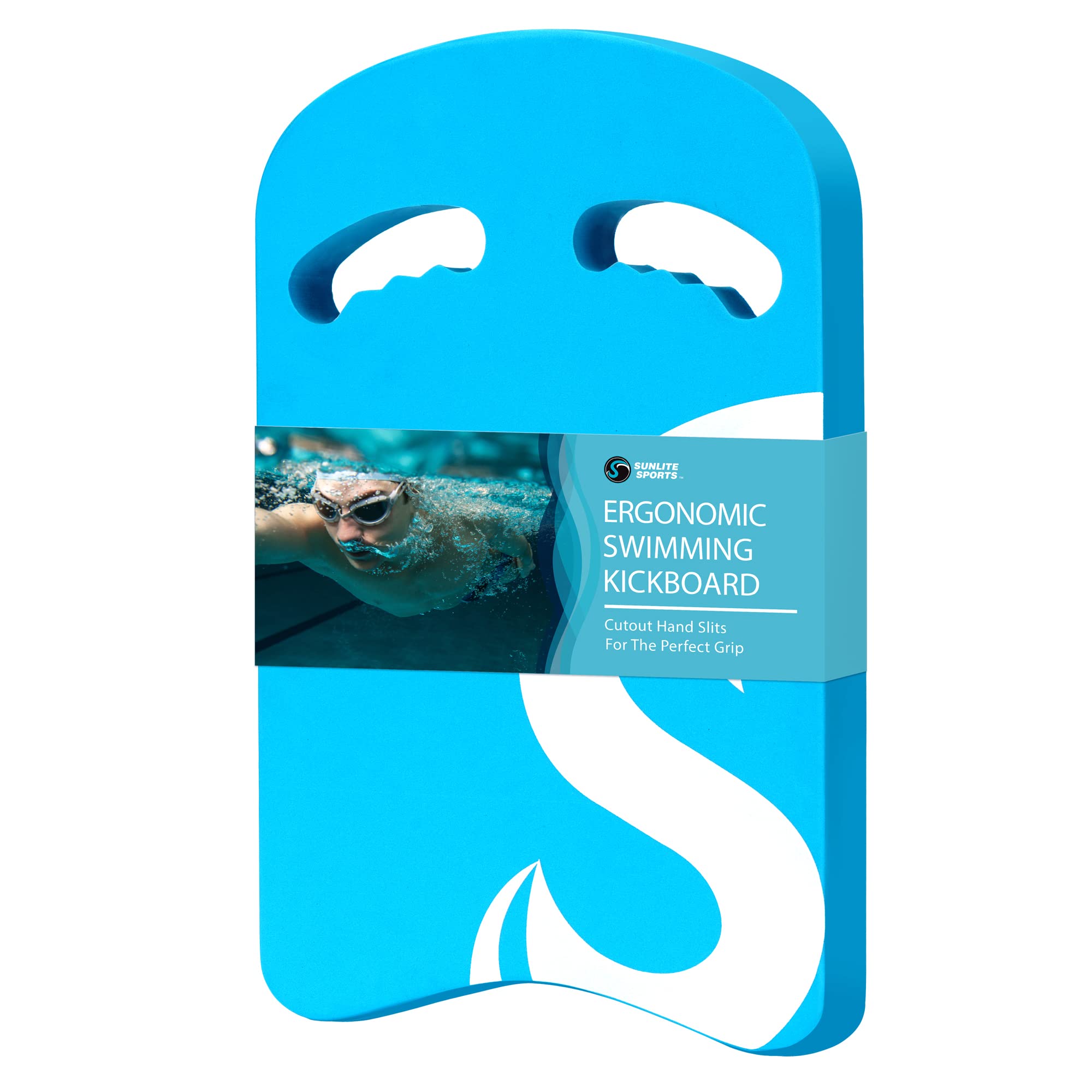 Sunlite Sports Swimming Kickboard, Training Aid Float for Swimming and Pool Exercise, Boogie Board Workout Equipment, EVA Material Swim Buoy, Multiple Sizes for Adults and Children