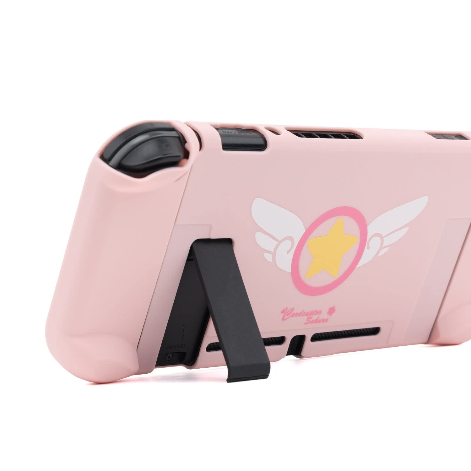 YOCORE Protective Case Compatible with Nintendo Switch, Soft Touch Replacement Shell with Shock-Absorption and Anti-Scratch -Cardcaptor Sakura