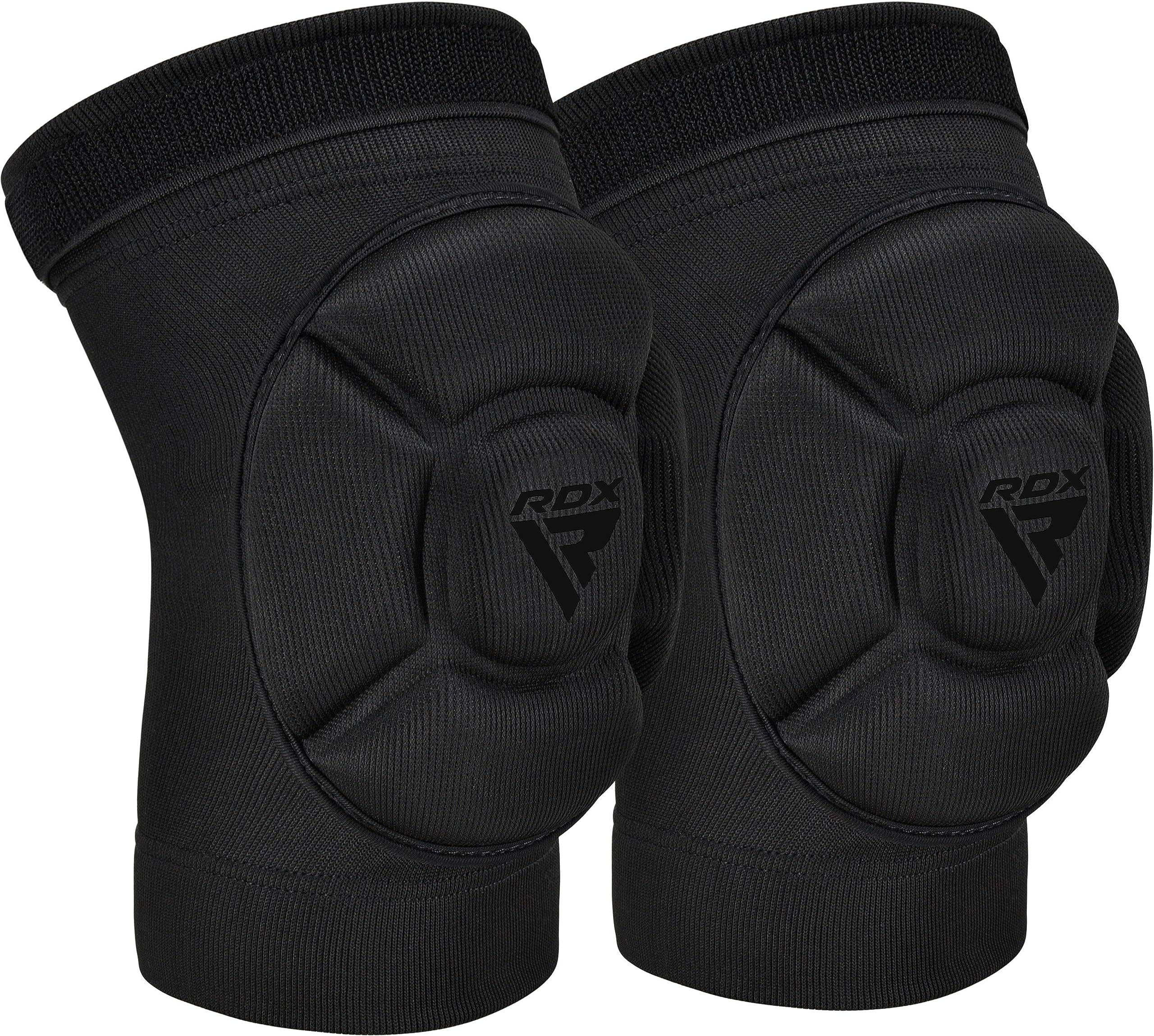 RDX Knee Pads for MMA, Kick Boxing and Muay Thai Training, Foam Padded Support Guard for Grappling, Martial Arts, Protective Wear for Cage, BJJ, Karate, Volleyball, Wrestling