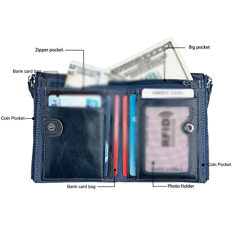 ZCMEB Wallet Wallet Women's Small Bifold Wallet Women's Wallet Men's Wallet