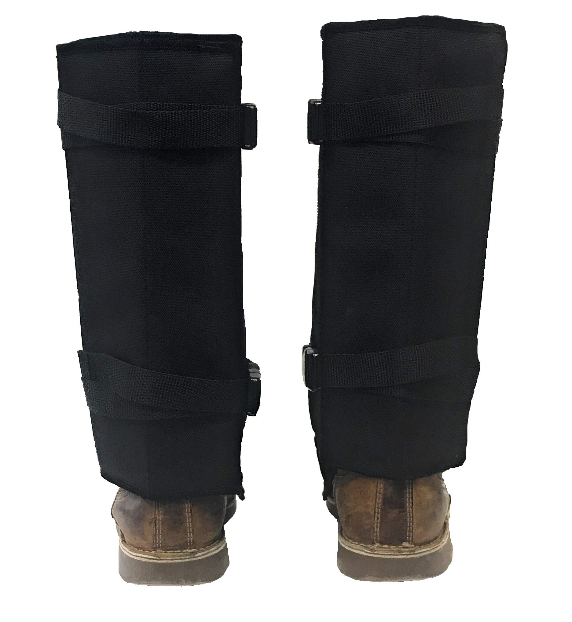 Snake Guardz Crackshot Protective Shin Guardz (Black, XX-Large)