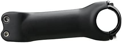 ZECHAO 28.6/31.8MM Carbon Road Bike Stem,T700 Carbon Stem 6 Degree Mountain Bike Stems Positive and Negative Cycling Parts Bike Stem (Color : Black, Size : 110mm)